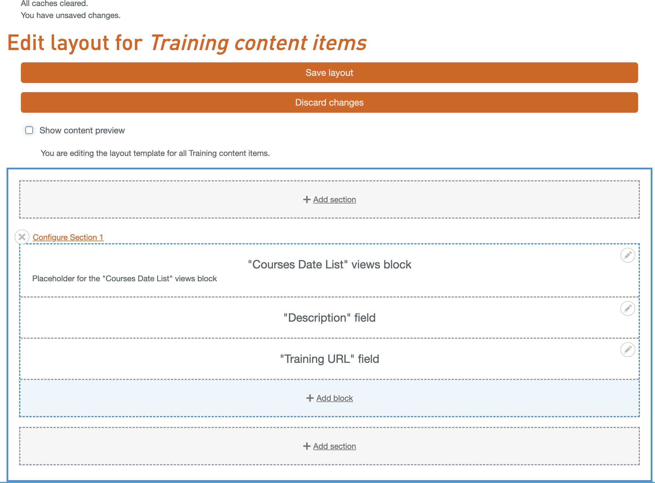 Default Layout modified by 10.3 update: Layout Builder Expose All Field Blocks [#3464690 ...